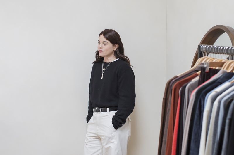 In Rise & Fall Bedding and Clothing Label's East London Studio